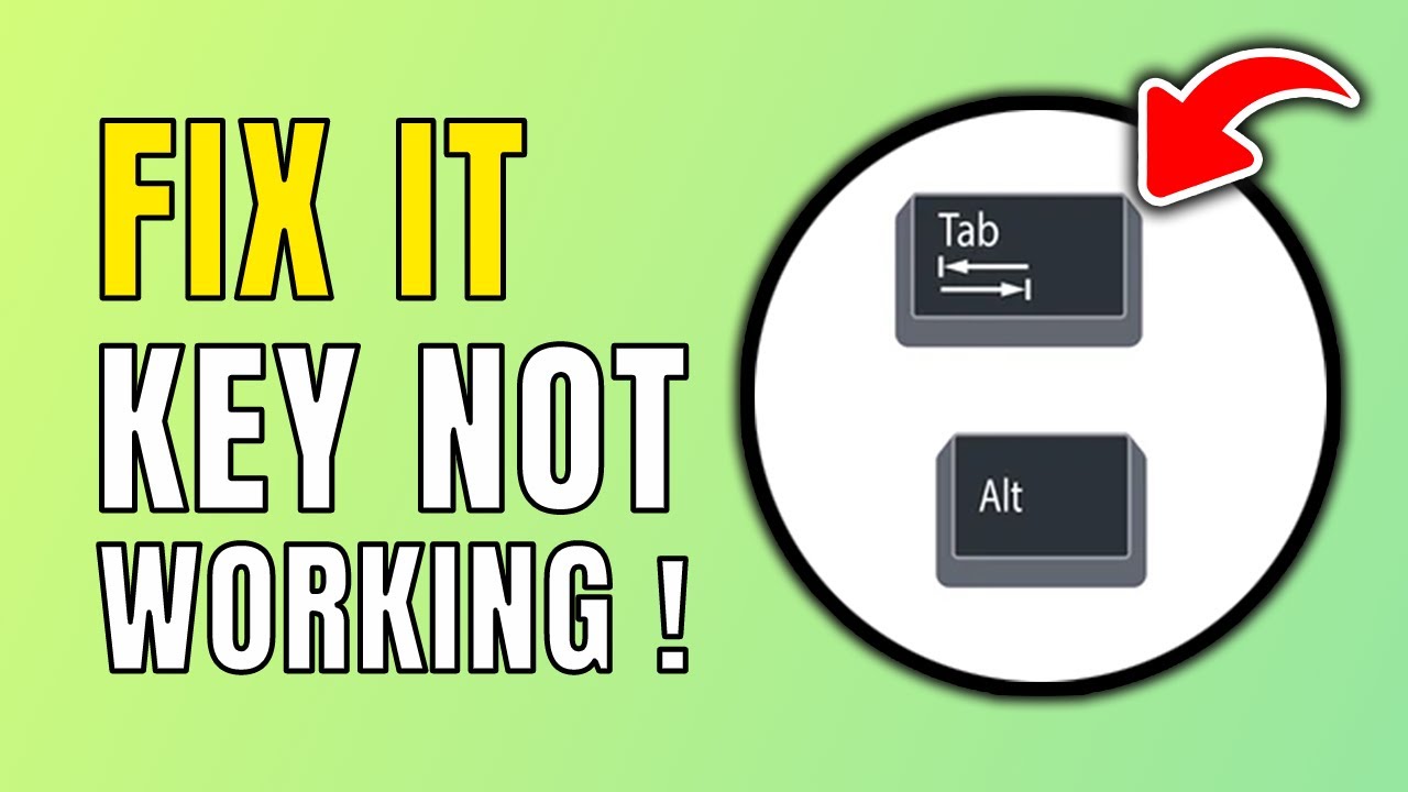 How To Fix Alt Tab Not Working In Windows 10 & Windows 11 - YouTube