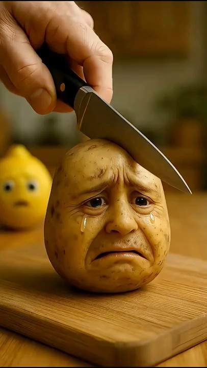 Why Is This Potato Crying? #fyp #viral #ai #asmr - YouTube