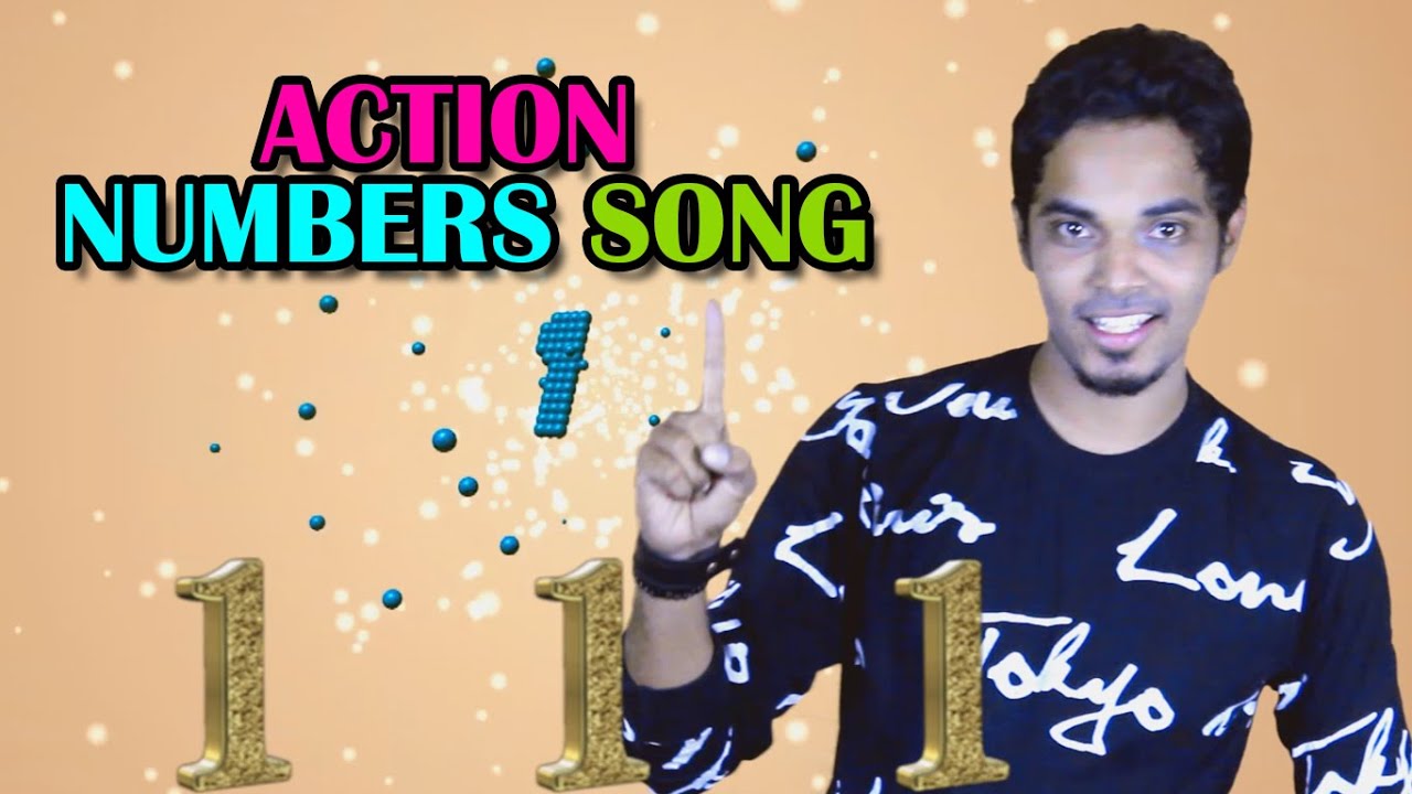 Numbers Song for Kids || Action Learn To Count from 1 to 10 || Number ...