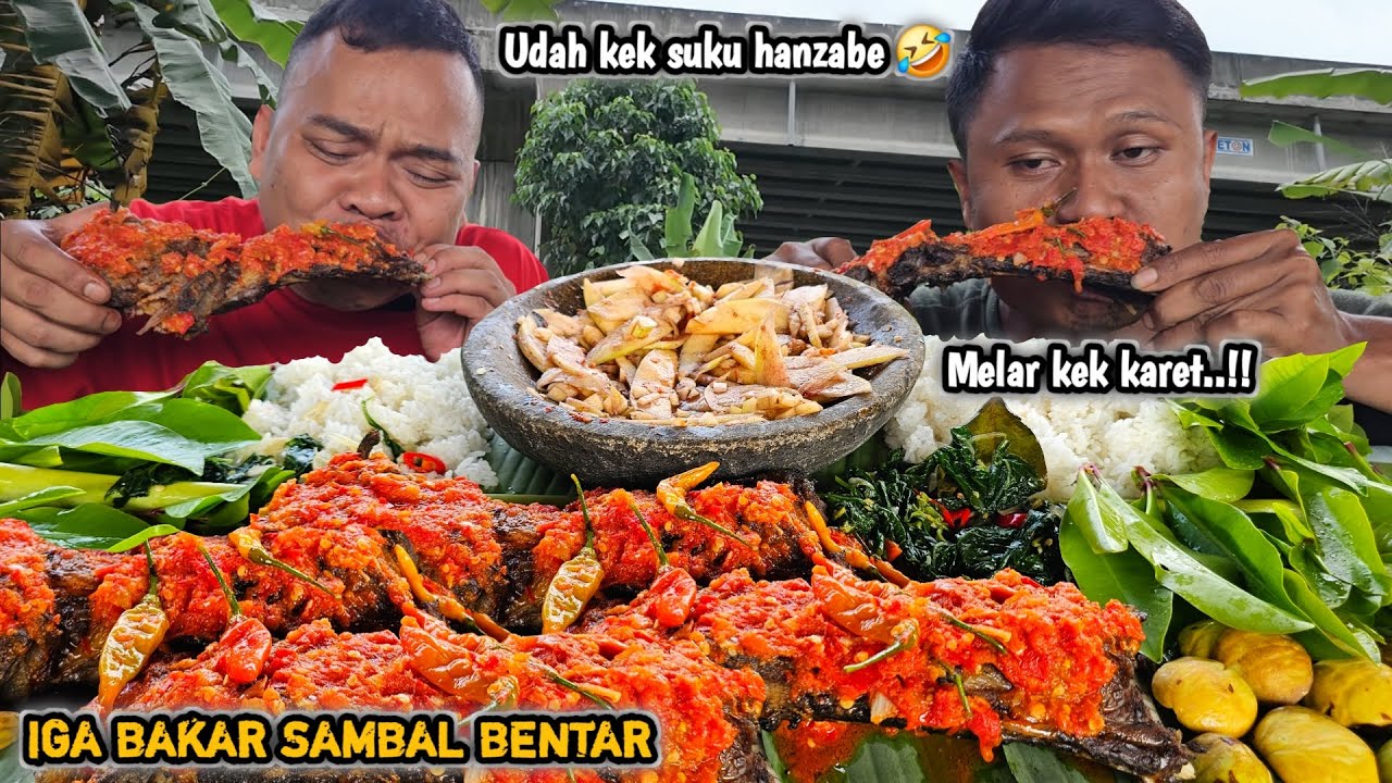 Masih di kolong jembatan memasak iga bakar sambal bentar, kita seperti ...
