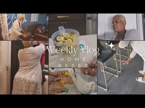 WEEKLY VLOG!SUNDAY HOME UPDATES/REFINISHING BAR STOOLS/ PREPARE DETOX ...