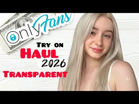4K Lingerie Try On Haul See Everything Sheer Transparent Micro Bikini & See-through Dresses