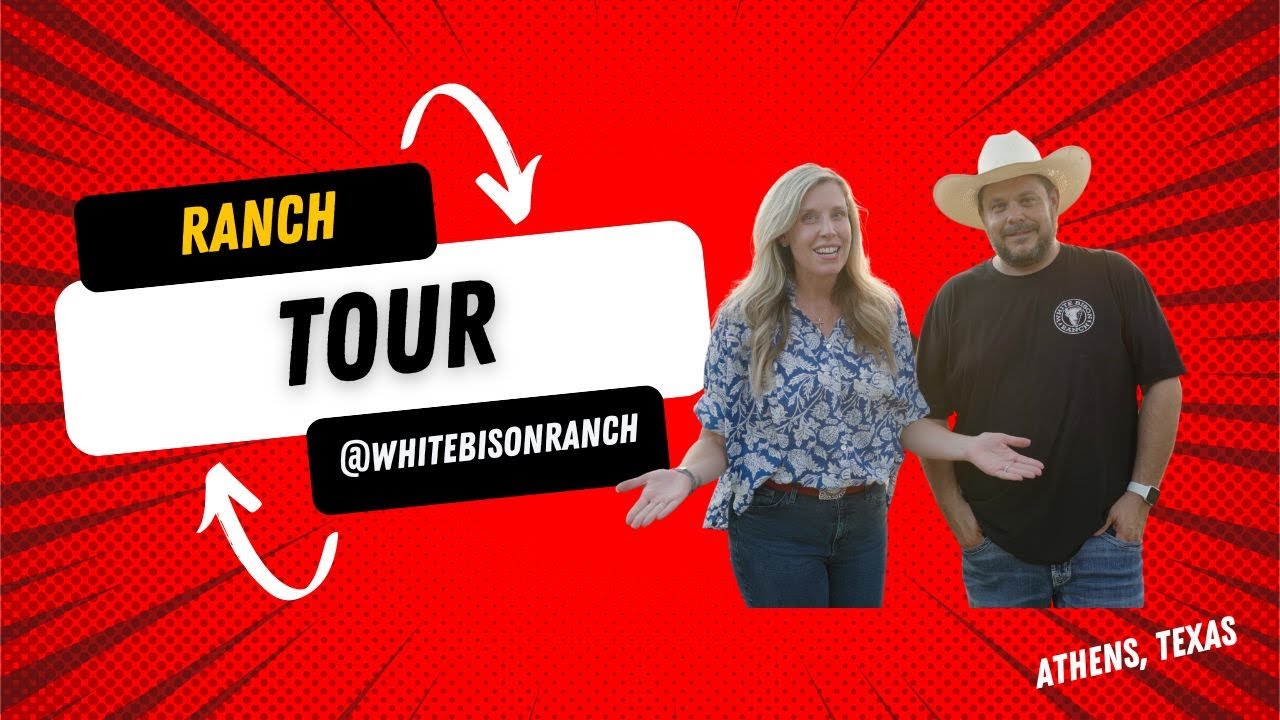 Texas Ranch Tour || White Bison Ranch Athens, Texas - YouTube