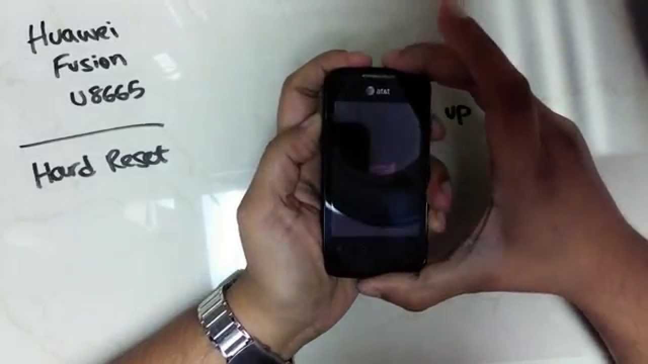 Huawei Fusion 2 U8665 Hard Reset Instructions - YouTube