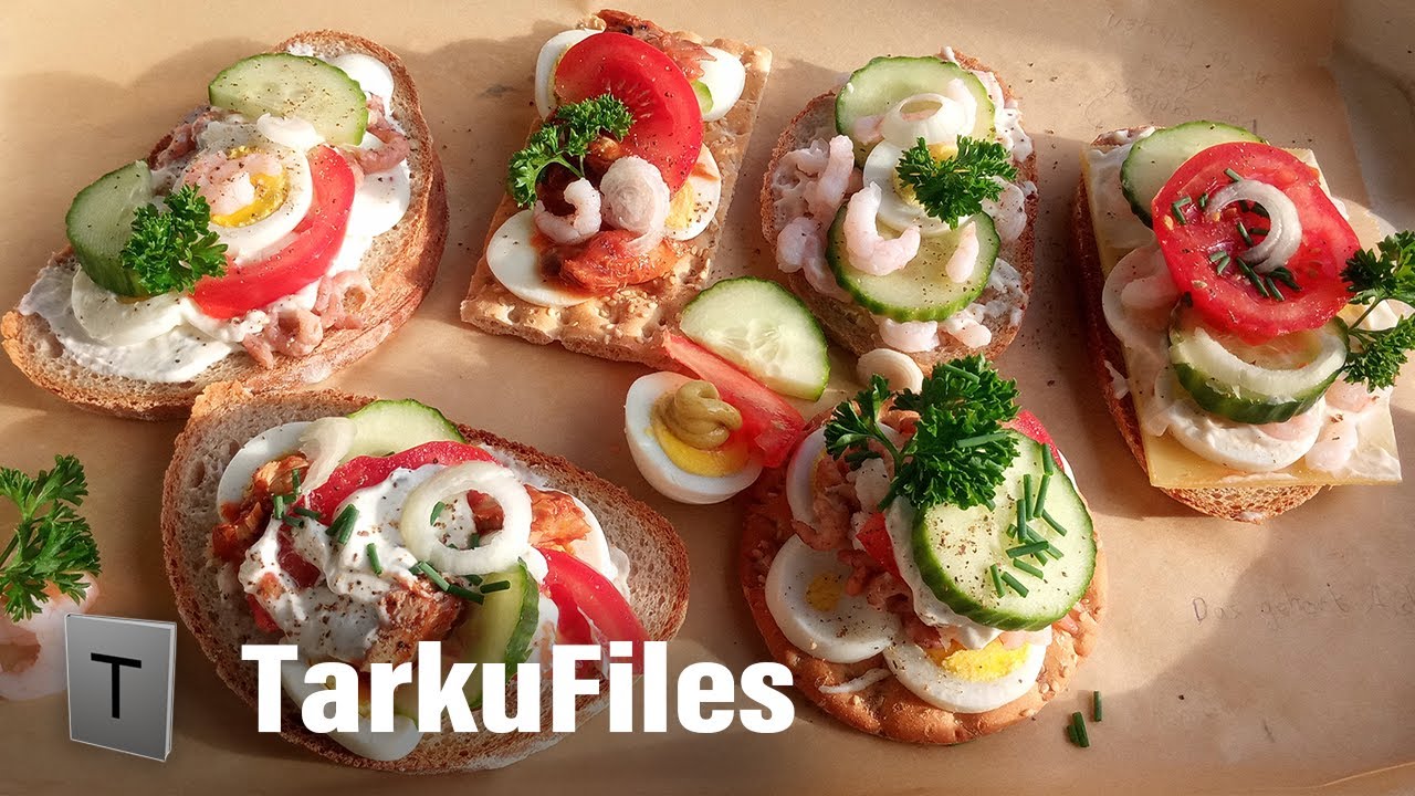 Why Sweden Loves Smörgås - Swedish Sandwich Recipe | TarkuFiles - YouTube