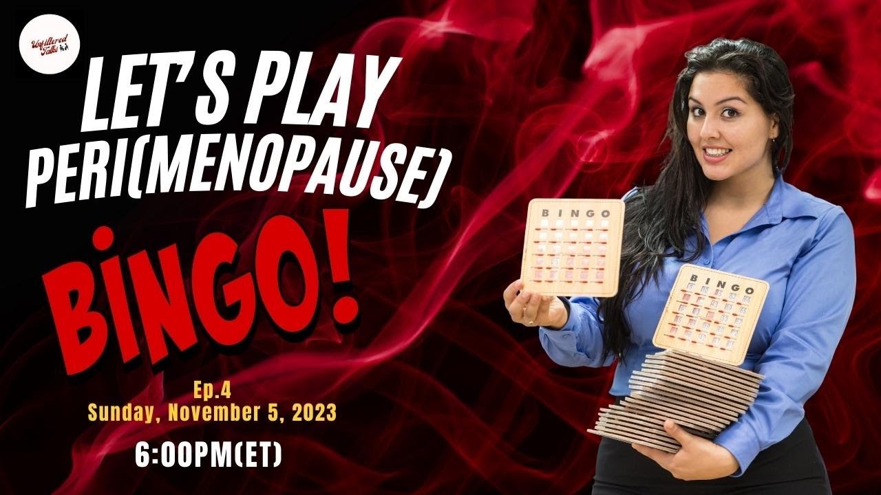 It's BINGO TIME || Let's Play Perimenopause Bingo || Let's Talk Peri Ep ...