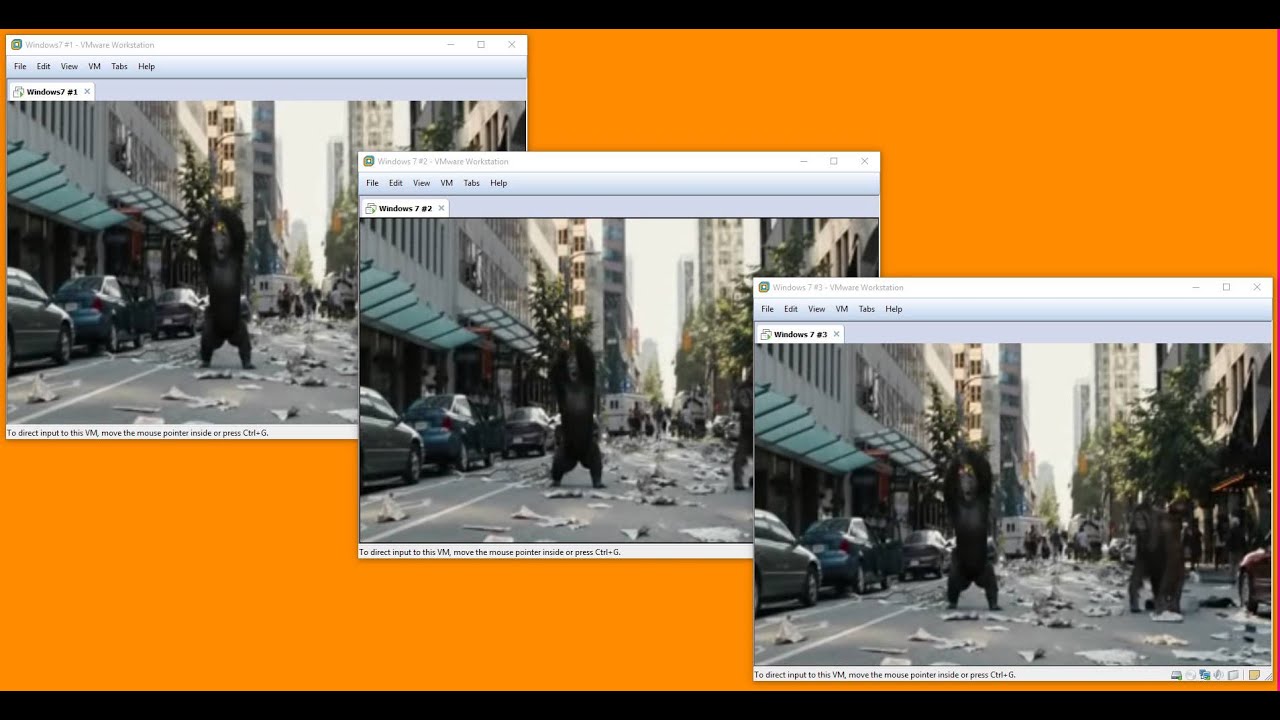 Multi PC/display video synchronized via LAN - YouTube