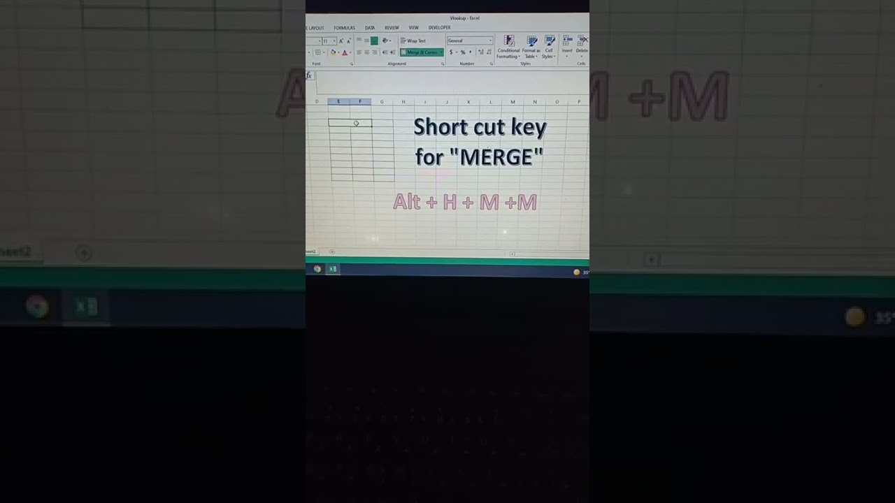 Shortcut Key For Merge In Excel YouTube Shortcut Key For Merge In Excel YouTube