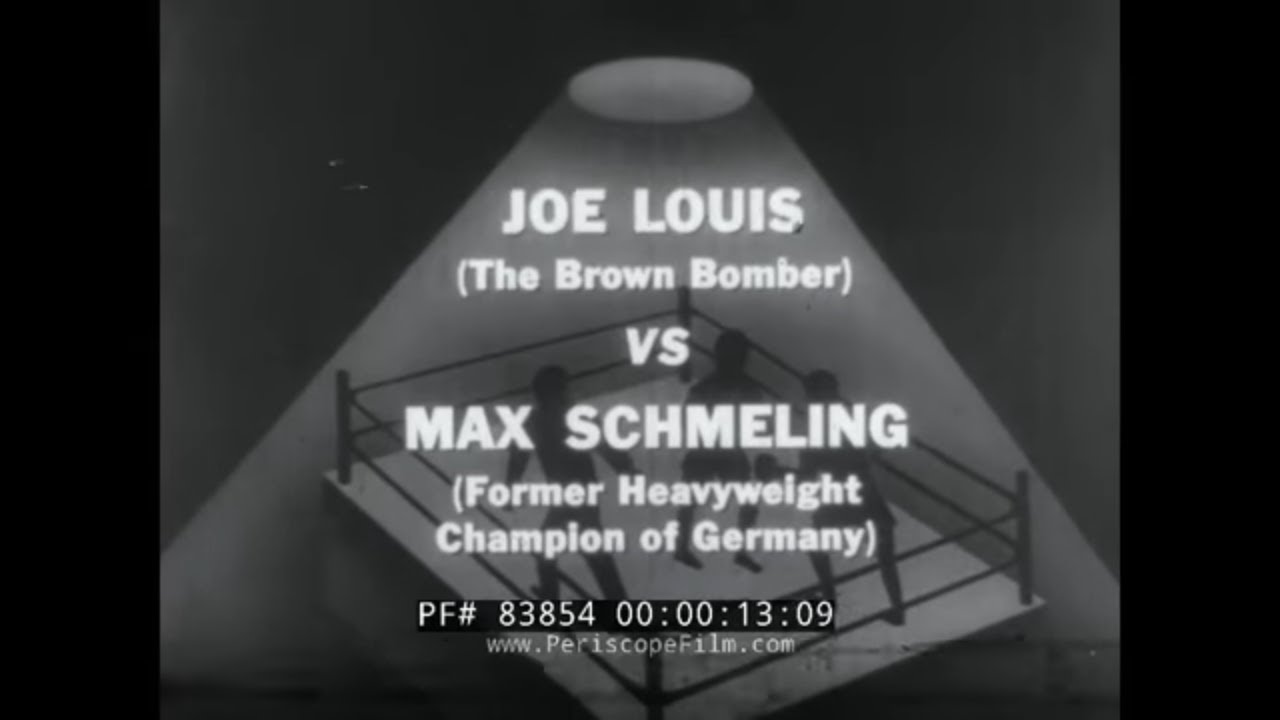 JOE LOUIS "BROWN BOMBER" VS. MAX SCHMELING BOXING MATCHES 83854 - YouTube