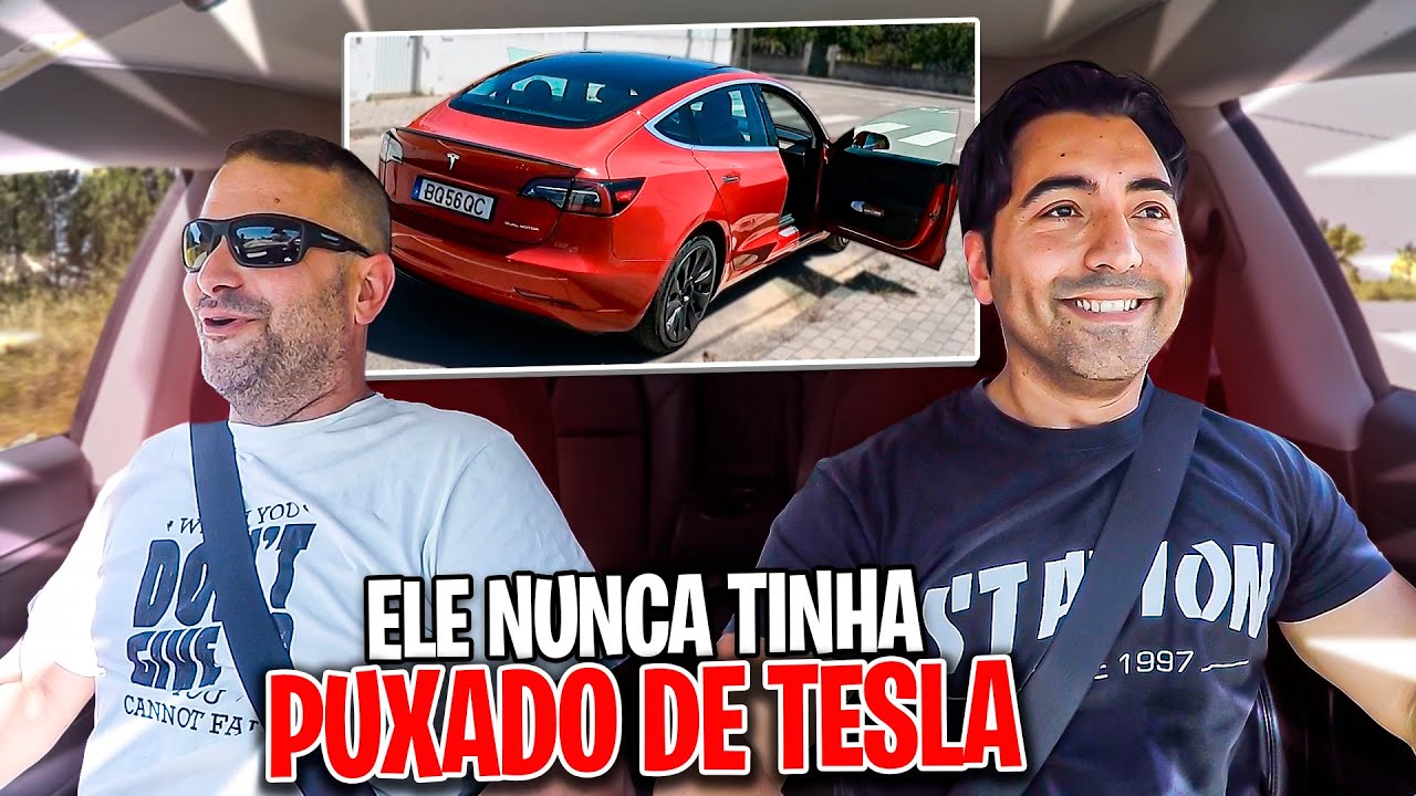 React Jorge Type R ao TESLA - Ele nao queria acreditar !!! - YouTube