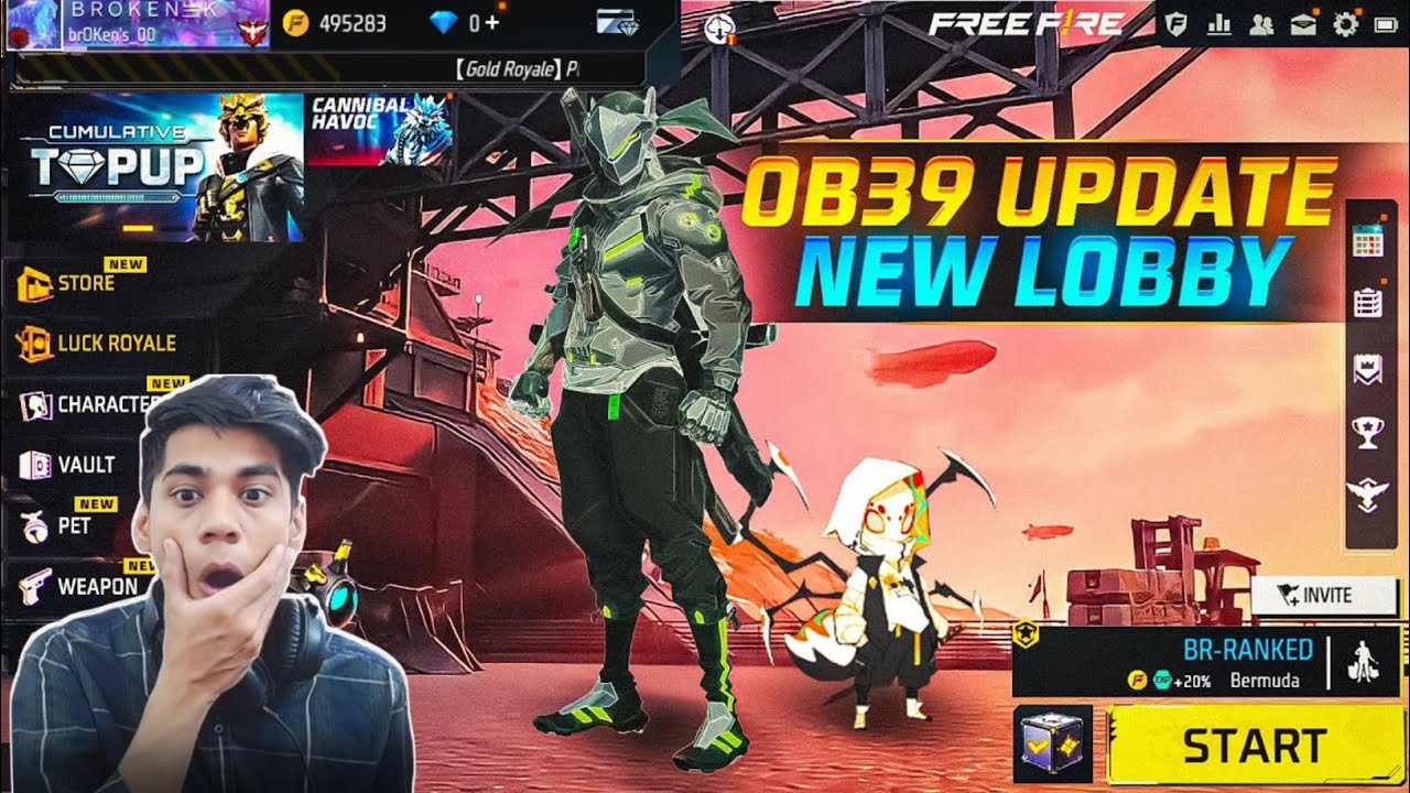 Free Fire OB39 Update Full Details | 22 March New Update Free Fire | ff ...