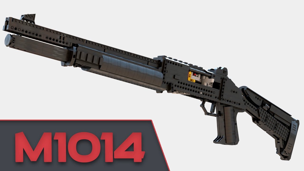 LEGO M1014 | SEMI-AUTO & SHELL EJECTING | Benelli M4 Super90 | Call of ...