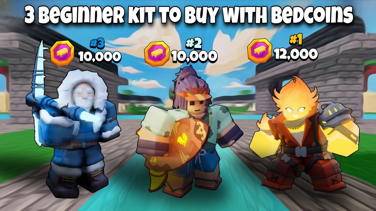 3 beginner kits that you should buy with bedcoins | Roblox Bedwars ...