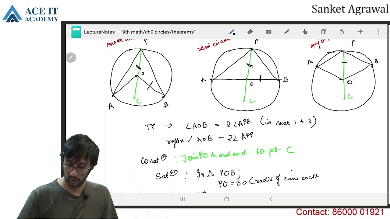 AIA 9th Math Circles Theorems Lect 4 - YouTube