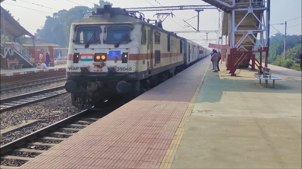 Arrival & Departure of 15647 Guwahati Express - YouTube