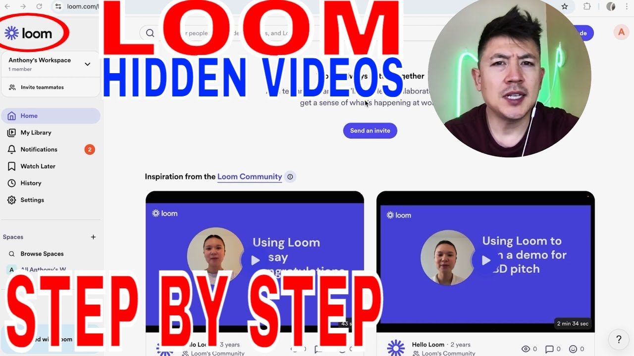 How To Find Hidden Archived Loom Videos 🔴 - YouTube