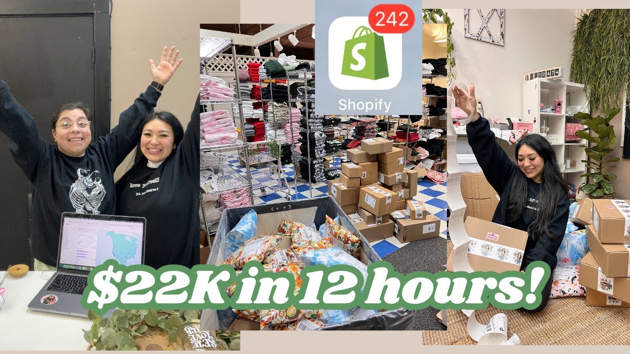 LAUNCH DAY & NEW WAREHOUSE TOUR ! A day in the life of a small business ...