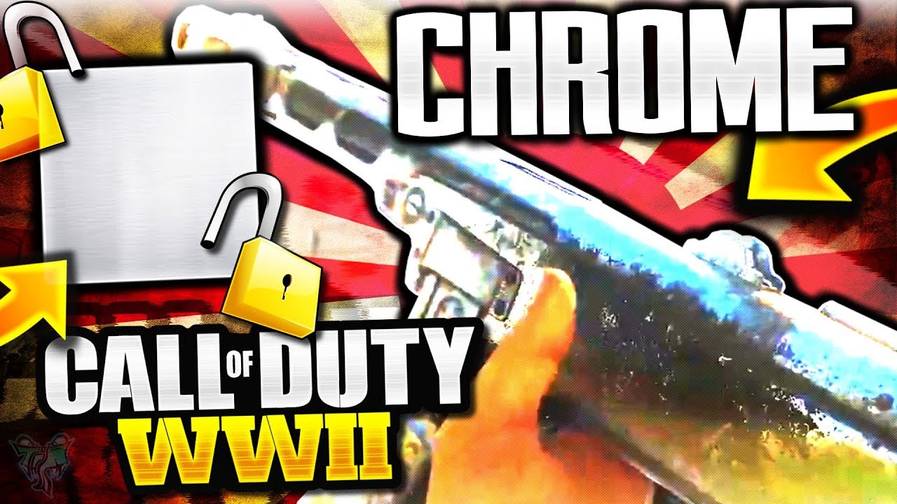 *SECRET* "CHROME CAMO" WORLD WAR 2! COD WW2 "CHROME CAMO GAMEPLAY!" COD ...