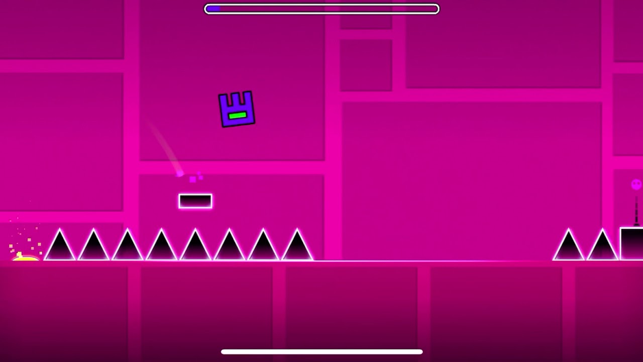 Geometry dash back on track - YouTube