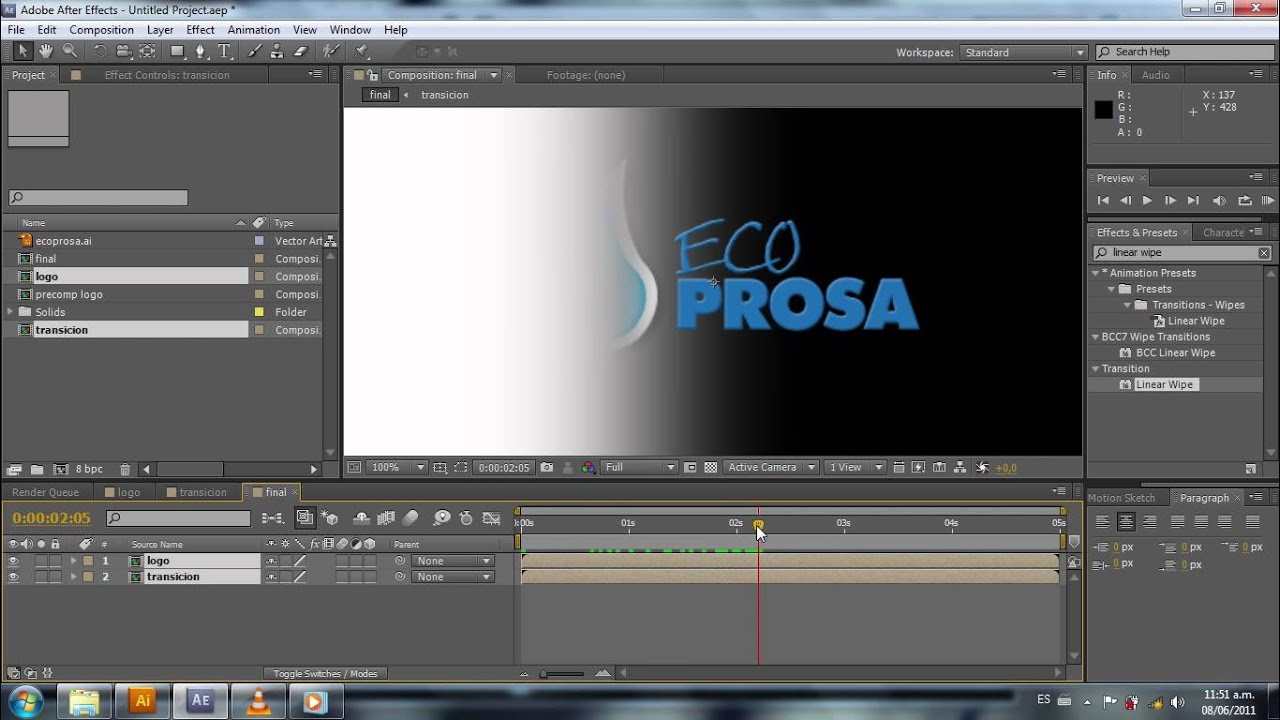 Formar logo a partir de partículas - Tutorial After Effects - YouTube