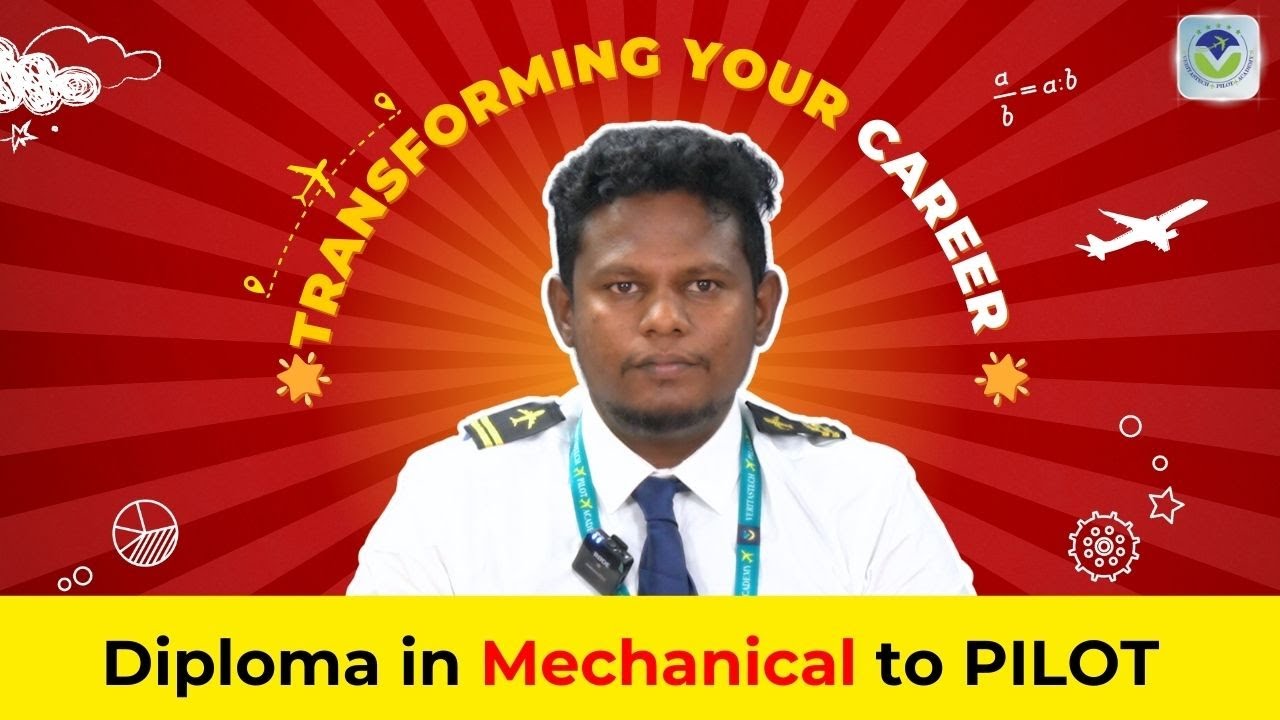 Mechanical Engineering to PILOT Career #veritastechpilotacademy # ...