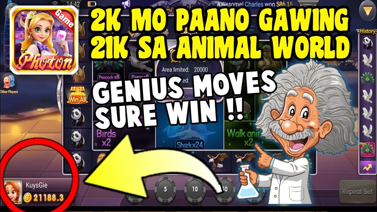 GENIUS MOVES 2K NAGING 21K SA ANIMAL WORLD || PHOTON GAME TROCKS - YouTube