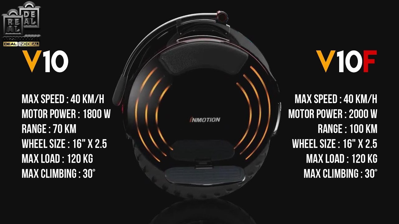 InMotion V10 V10F Indonesia - Wide Tire Off-Road Electric Unicycle EUC ...