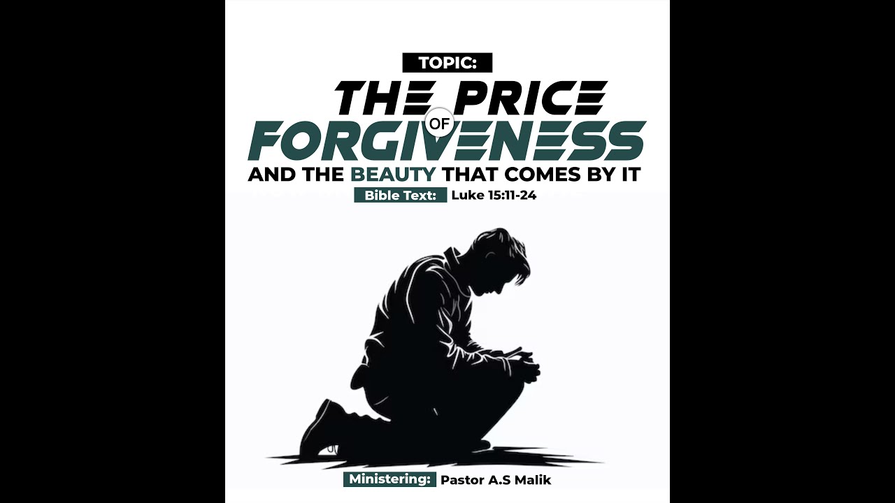 The Price of forgiveness and the beauty that comes by it - YouTube
