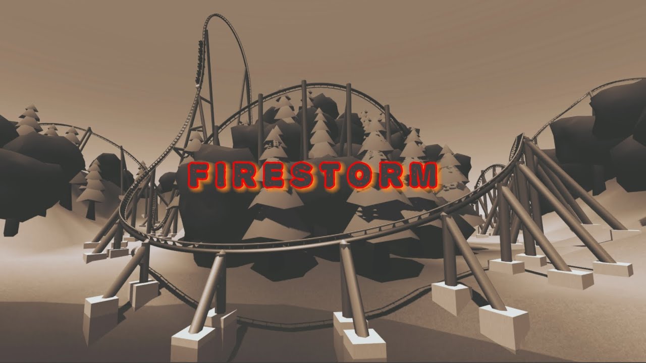 New gen Vekoma launch coaster concept. Full on ride POV *FIRESTORM ...
