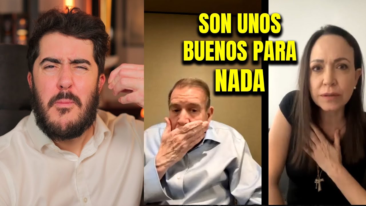 Acquaviva ESTALLA contra Maria Corina y Edmundo "Son unos SINVERGUENZAS ...