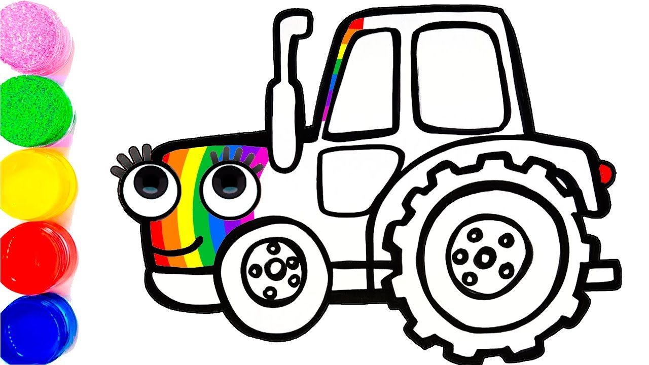 Rainbow Tractor 🌈| Magic for kids - YouTube