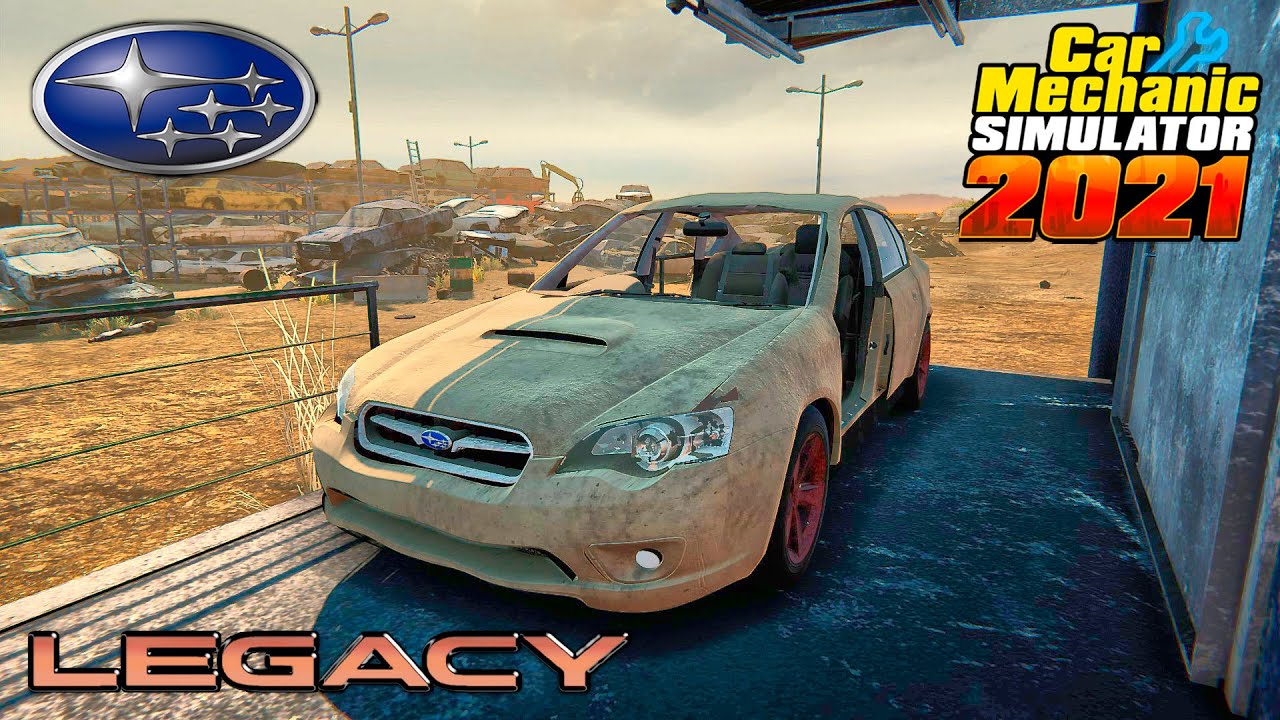 Subaru Legacy GT restoration - Car Mechanic Simulator 2021 - YouTube