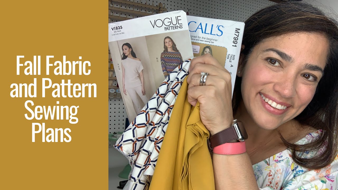 Fall Pattern and Fabric Sewing Plans - YouTube
