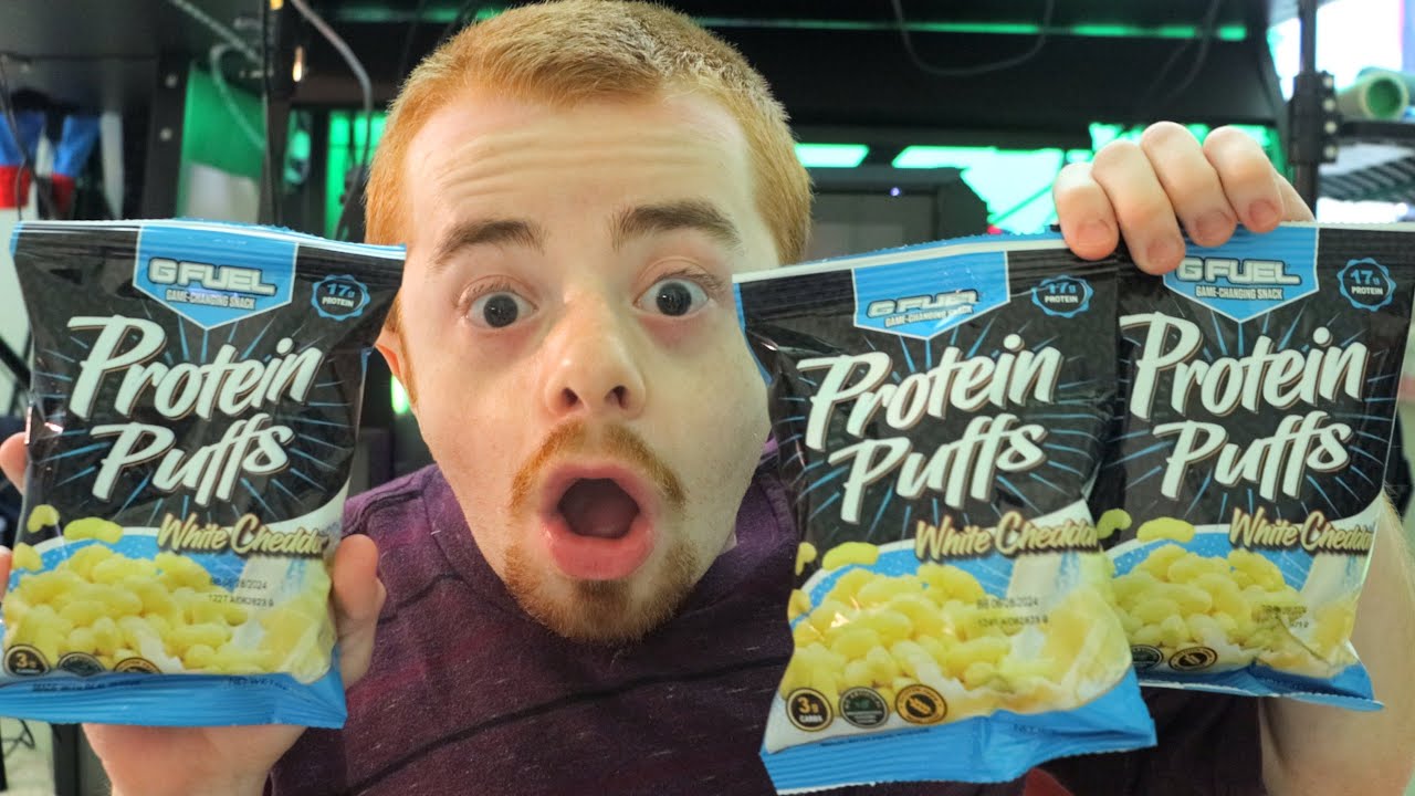 GFUEL MADE A SNACK (PROTEIN PUFFS) - YouTube