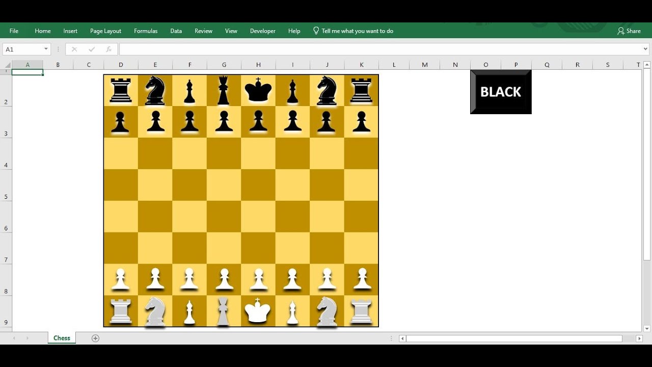 Chess in Excel - YouTube