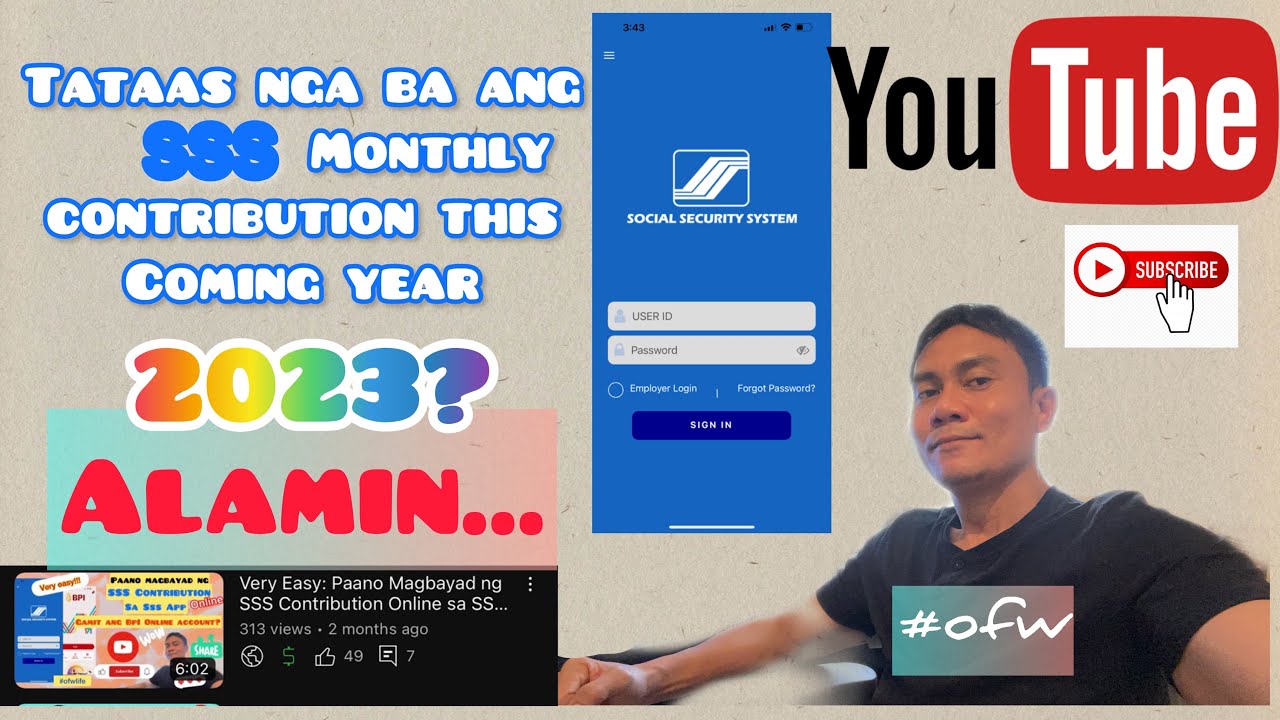 SSS Member’s Contribution Rate Will Increase this 2023 Based On Income ...