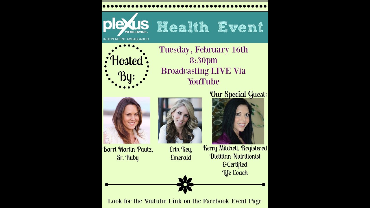 Plexus Health Event - YouTube