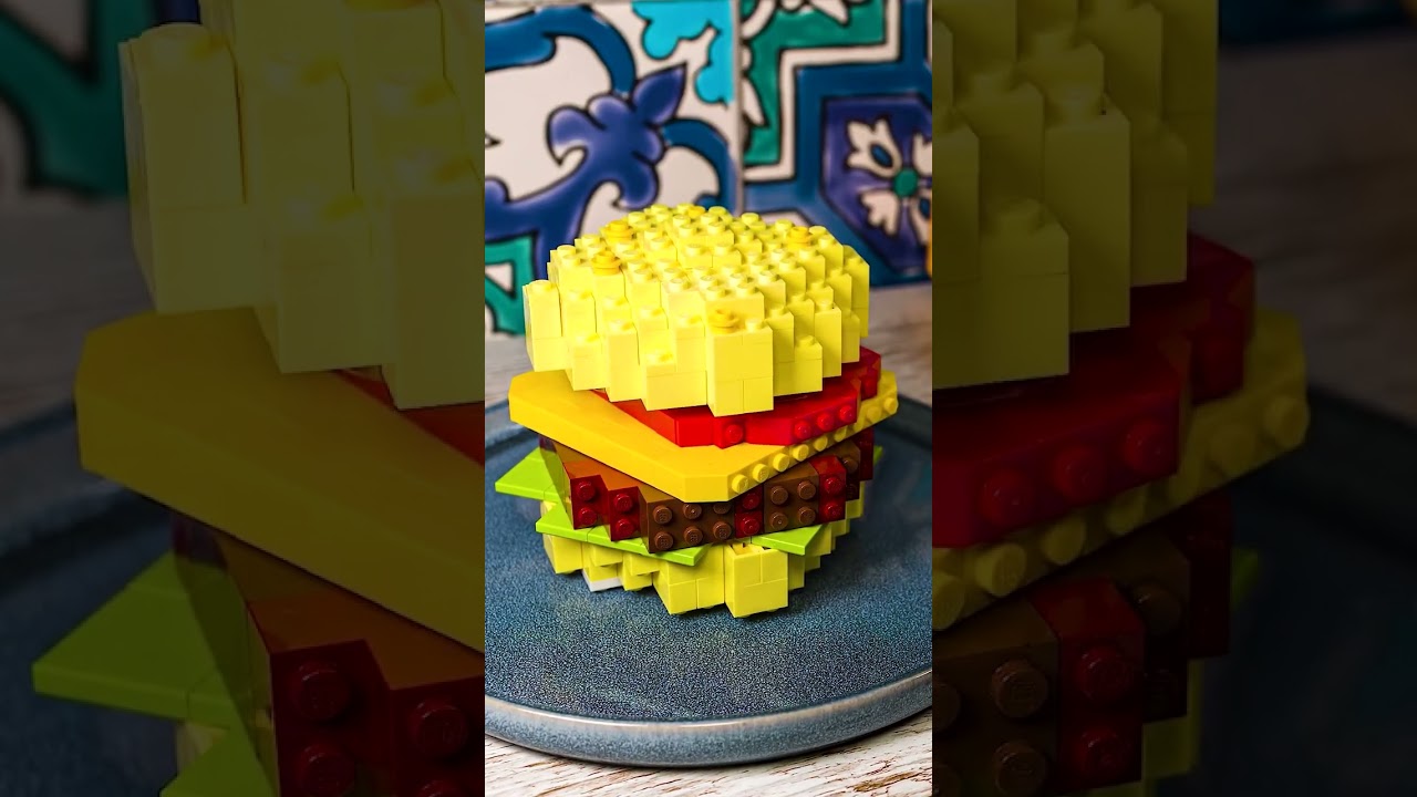 Cooking LEGO Food (Stop Motion Animation) | Brick Finds & Flips