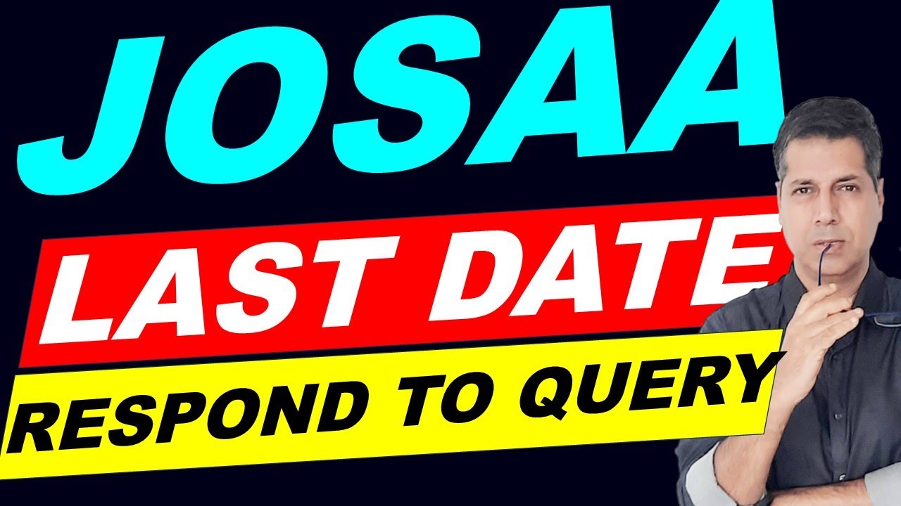 JOSAA document verification seat acceptance fee round 2 counselling IIT ...