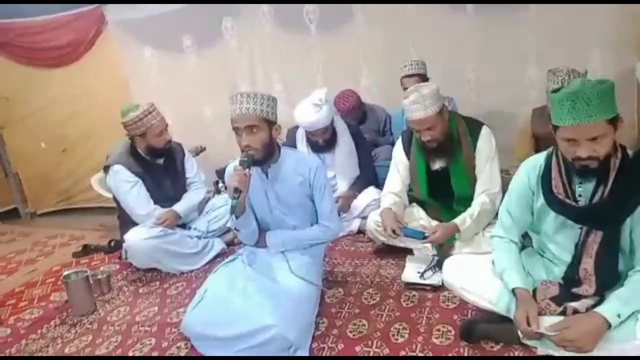 Mumtaz ali samejo sab se ola wo aala hamara nabi naat at mehfil - YouTube