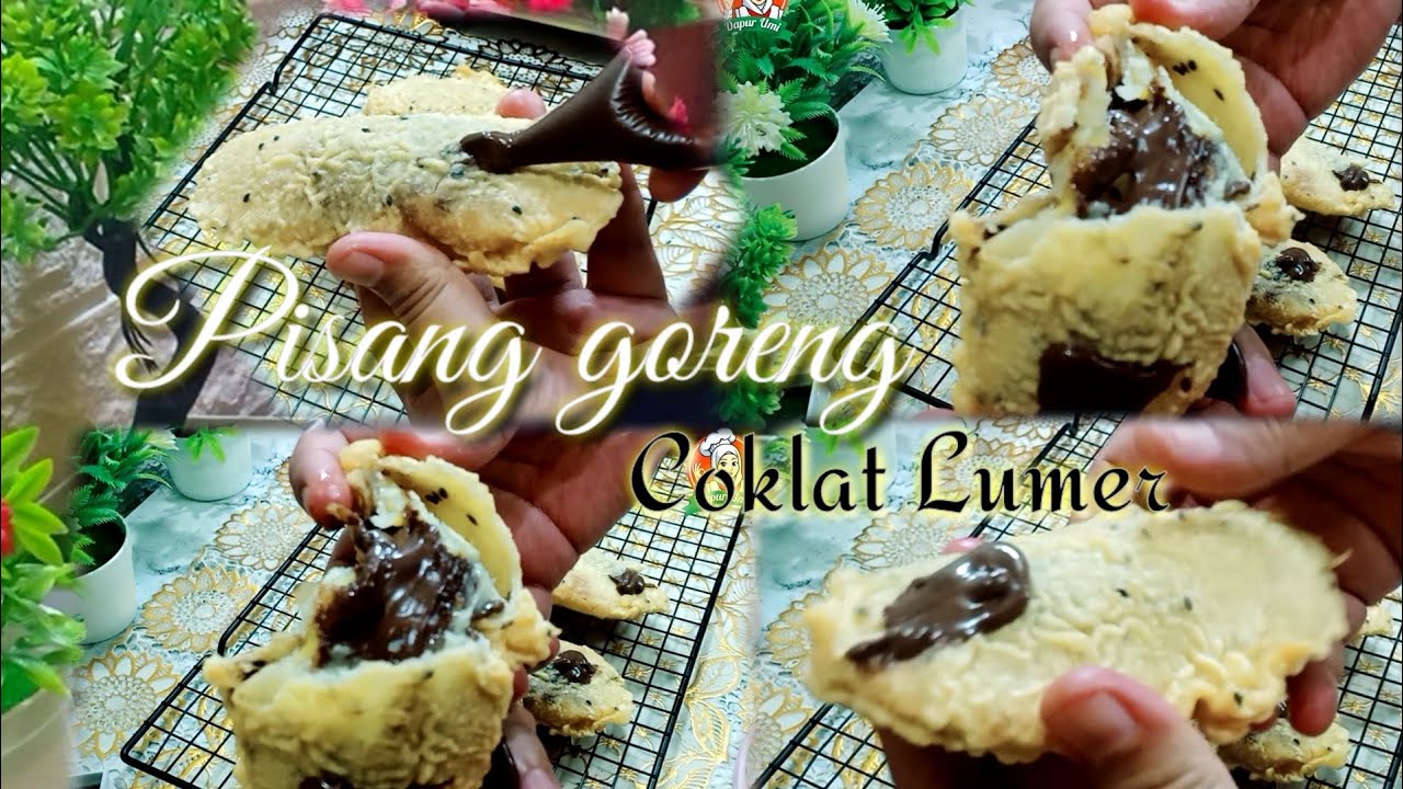 Pisang VIRAL nyoklat lumer bikin ketagihan | cemilan || ide jualan # ...