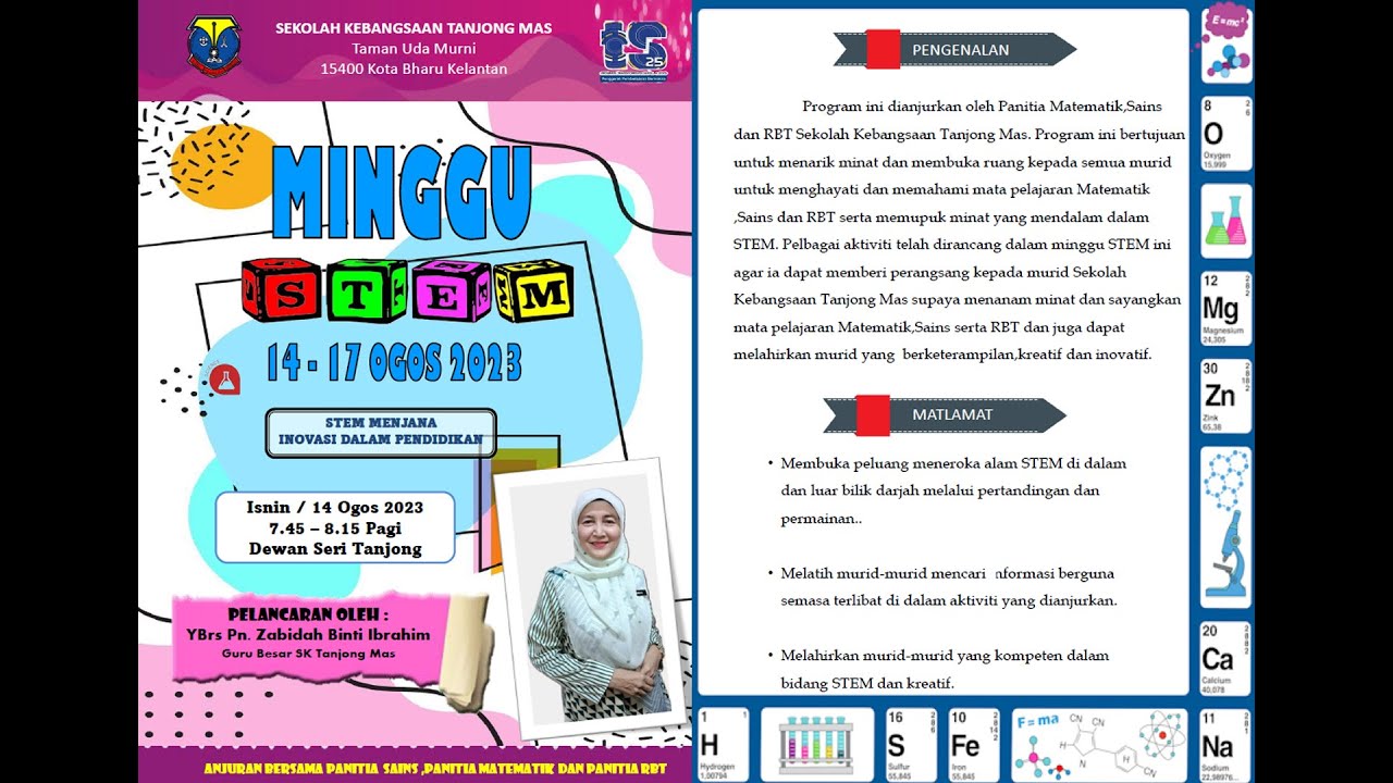 MAJLIS PERASMIAN MINGGU STEM & BILIK STEM SK TANJONG MAS 2023 - YouTube