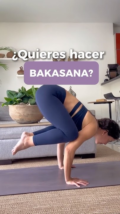 ¿Quieres hacer BAKASANA o postura del CUERVO? Intenta esto - YouTube