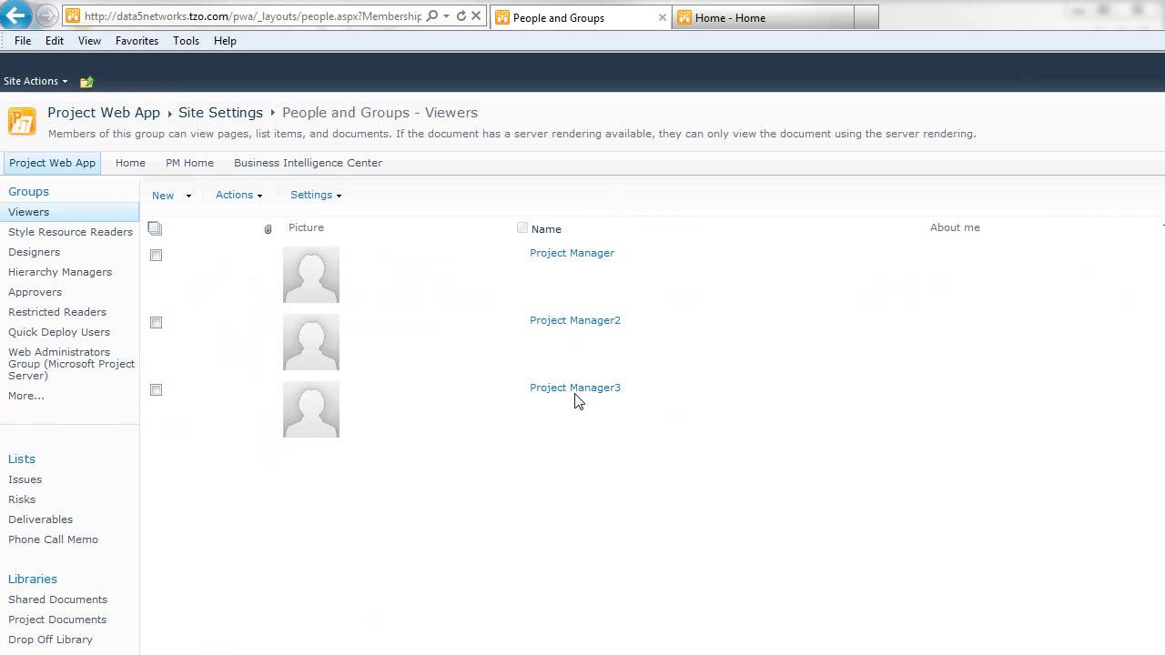 Project Server Permissions for Project Managers - YouTube