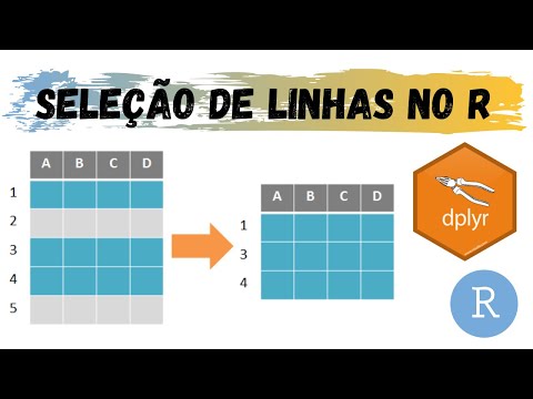Função filter(): seleção de linhas no R (pacote dplyr) - YouTube