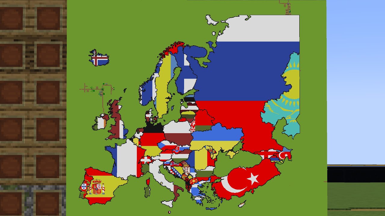 I Finished My Map of Europe - Russia - [100K Total Blocks!] - YouTube