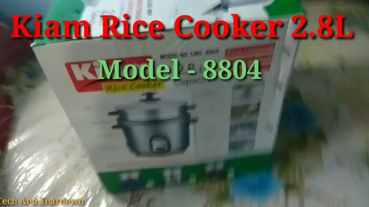 Kiam Rice Cooker Unboxing & Review - YouTube
