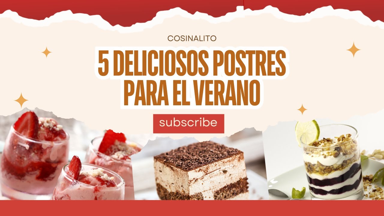 postres de verano saludables 5 recetas refrescantes y deliciosas ...