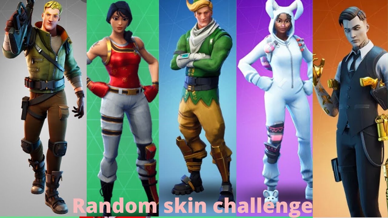 Fortnite random skin challenge - YouTube