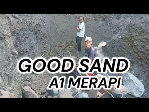 THE SAND IS VERY GOOD MERAPI SAND A1 - YouTube
